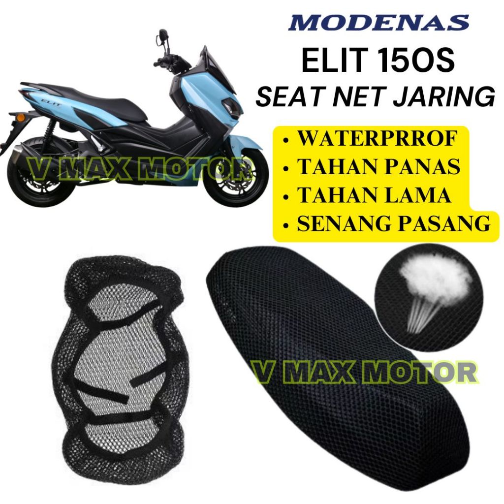 Modenas Elit150S Motorcycle Seat Cover Net Jaring TEBAL Motor Duduk ...