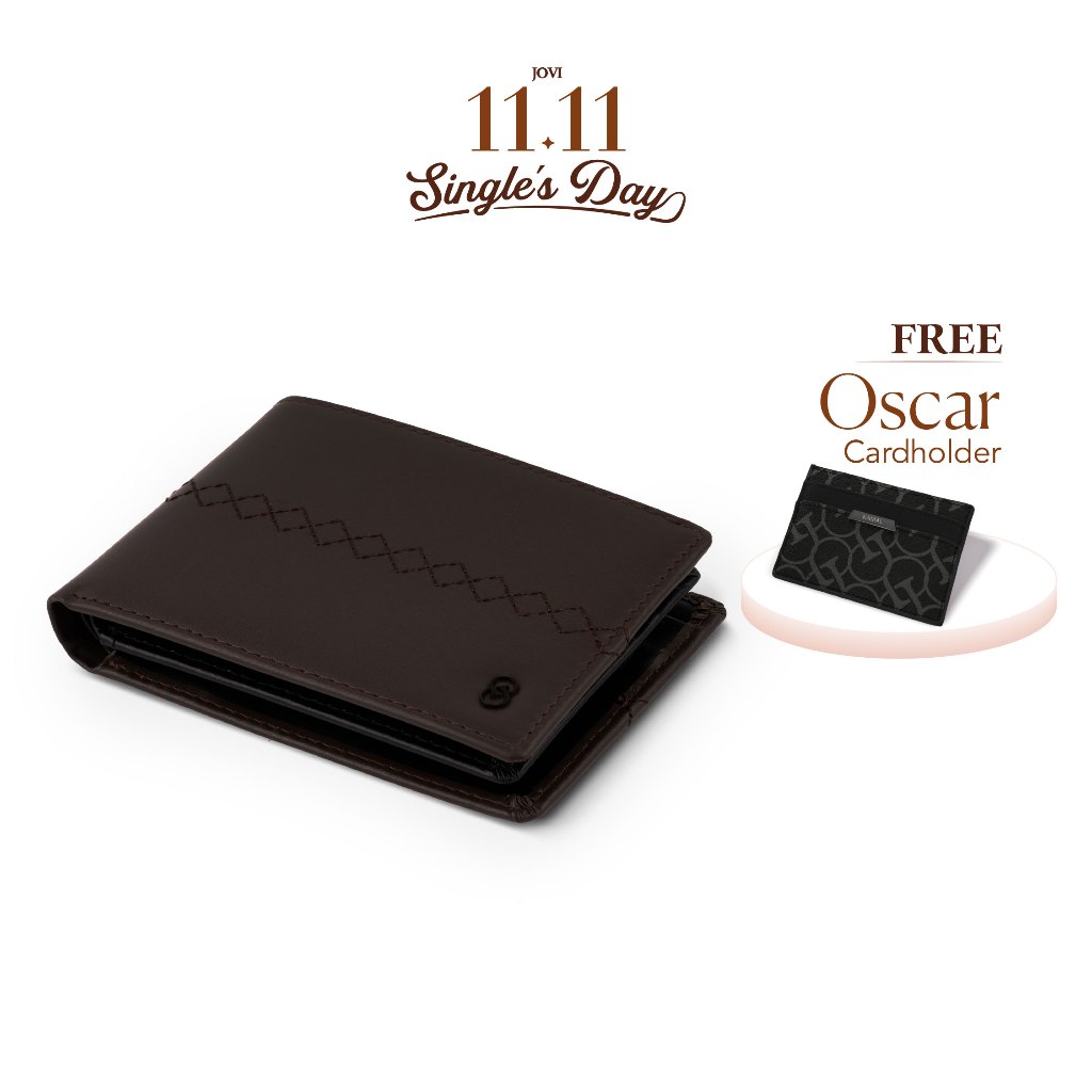 [11.11 MEGA SALE] JOVI BOBBY Wallet - Dompet Lelaki Genuine Leather | 6 ...