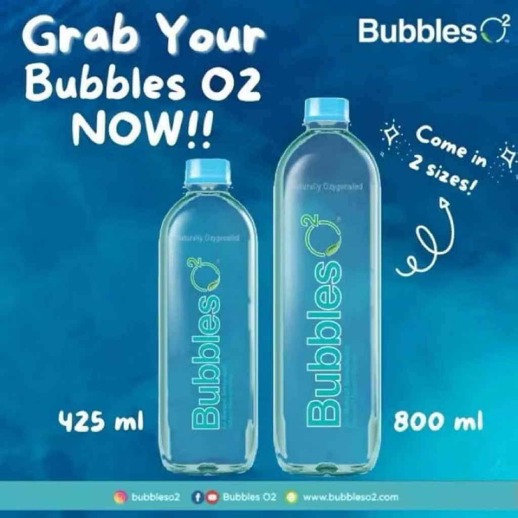 BUBBLES O2 AIR MINERAL SEMULA JADI BANYAK KHASIAT | Shopee Malaysia