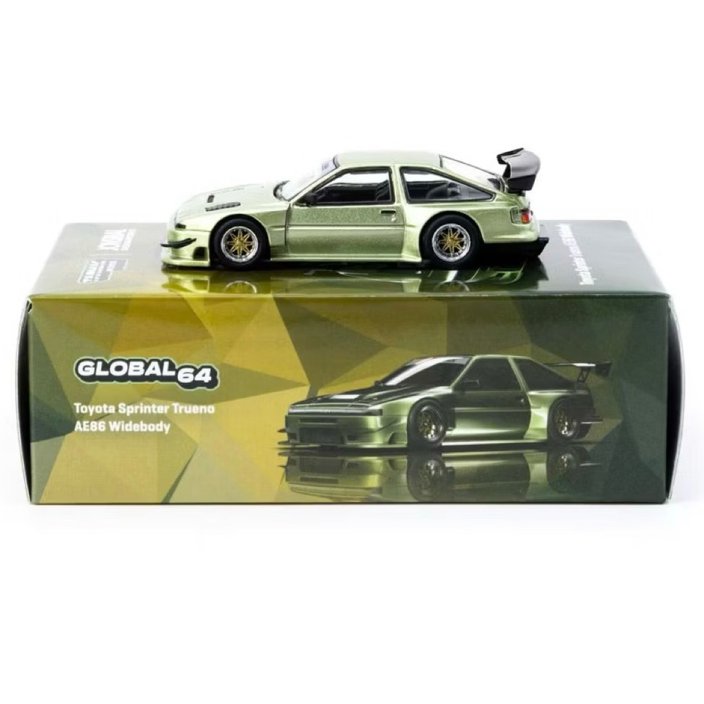 TARMAC WORKS JON SIBAL 1/64 T64-060-GR TOYOTA SPRINTER TRUENO AE86 ...
