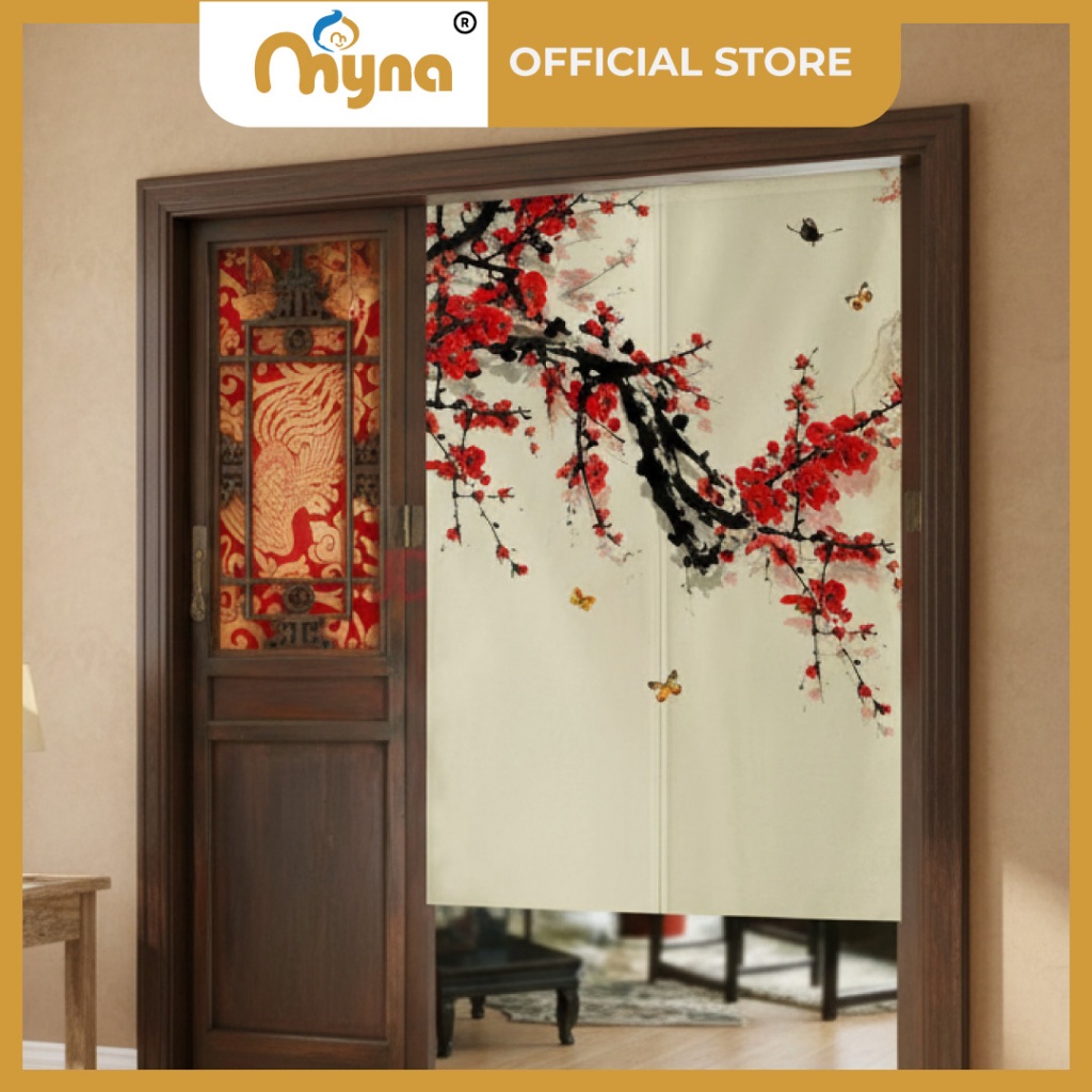 Myna | M/M+/A Chinese New Year Style Cotton Door Curtain Home Decor CNY ...