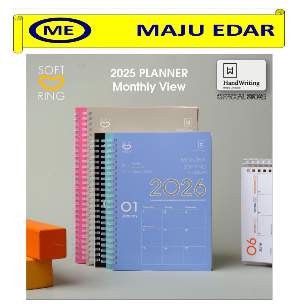 MASTERPRINT MONTHLY SOFT RING PLANNER 2026 PNF-A5 SIZE A5 | Shopee Malaysia