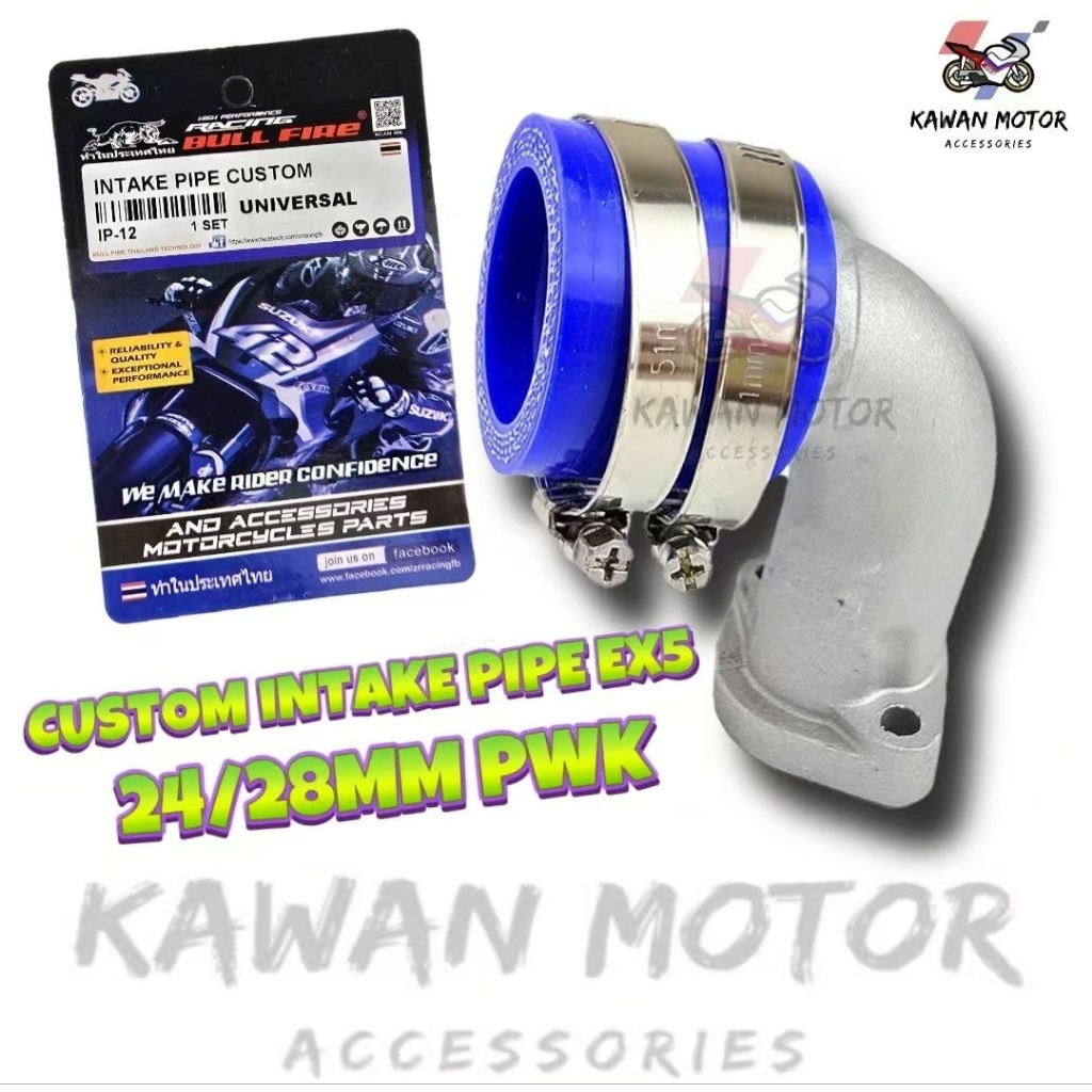CUSTOM INTAKE PIPE 24/28MM PWK CARBURETOR EX5 | Shopee Malaysia