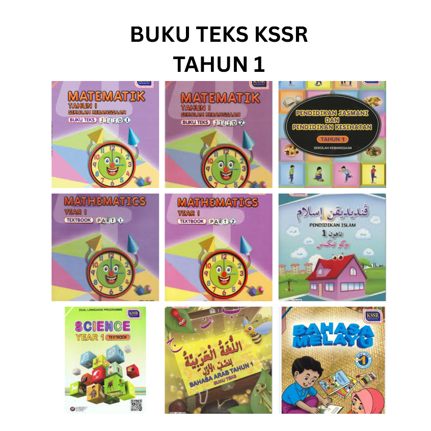 BUKU TEKS SEKOLAH KEBANGSAAN TAHUN 1 (KSSR) | Shopee Malaysia