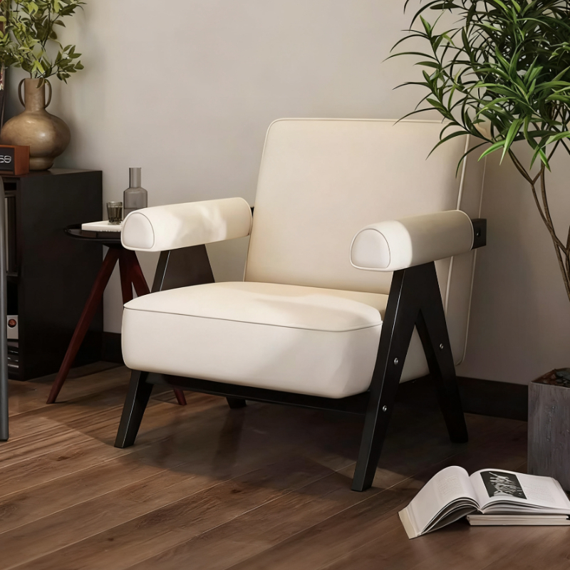 SEVENWOOD Kerusi Ruang Tamu Single Sofa Lounge Arm Chair Kerusi Malas ...