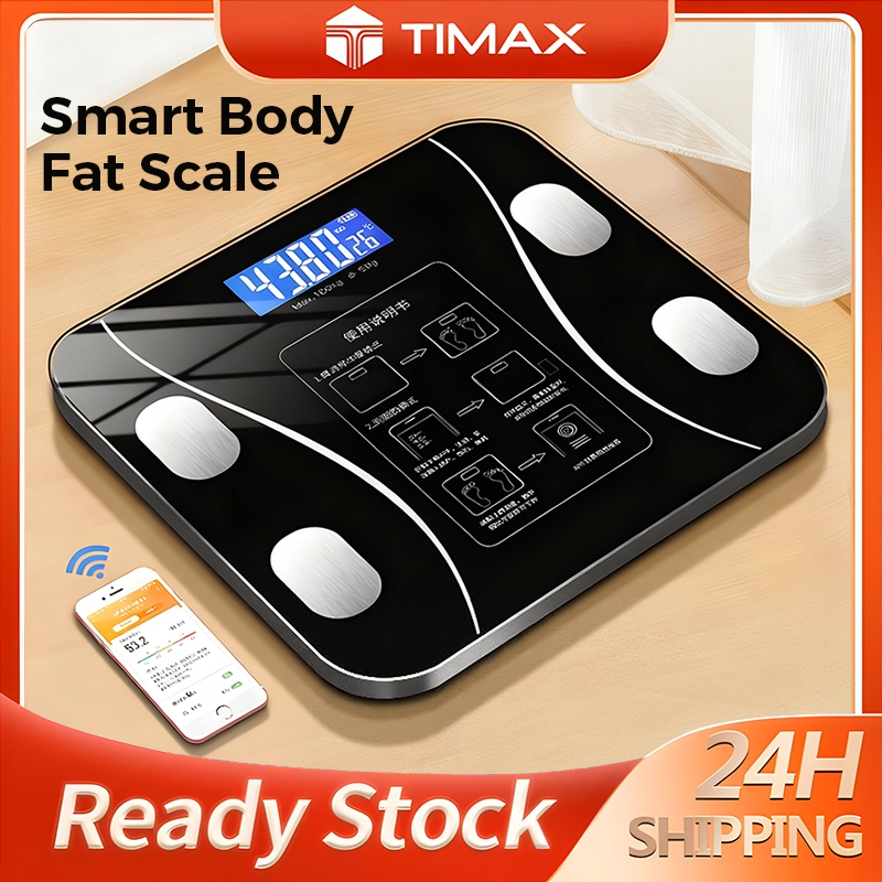 Bluetooth Weight Scale Digital High Accuracy Body Scale Smart Fat ...