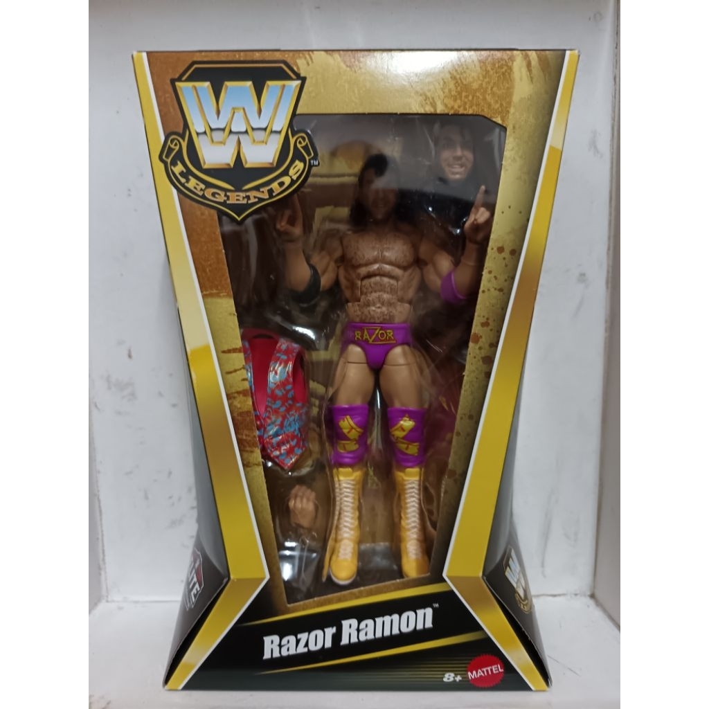 Mattel WWE Elite Legends Razor Ramon Wrestling Action Figure | Shopee ...