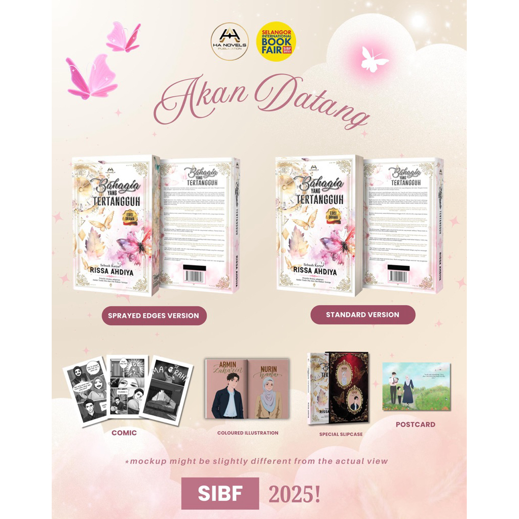 SPRAY EDGES VERSION : RISSA AHDIYA (DRAMA ADAPTASI) | Shopee Malaysia