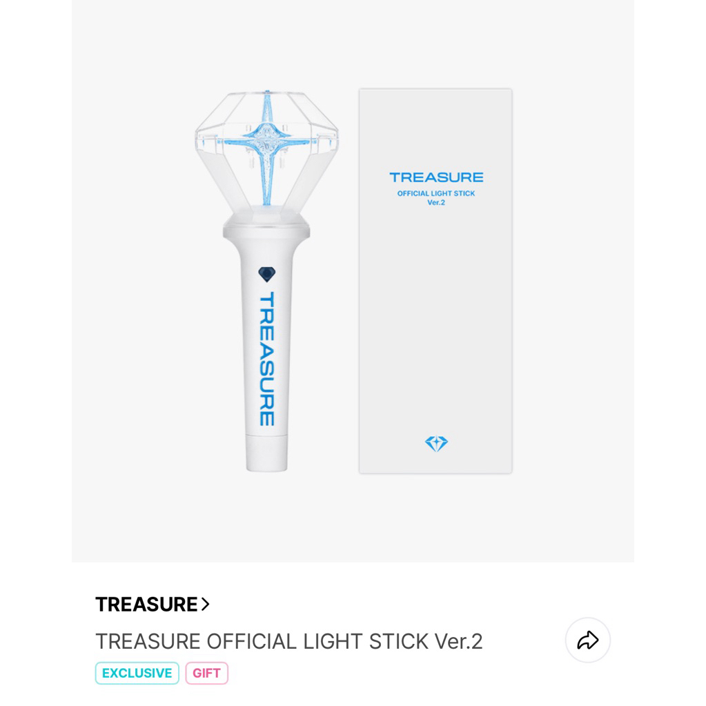(ready stock) Treasure Teulight / Official Light Stick (sealed full set ...