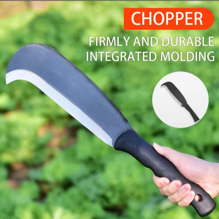 Critical Hit Parang Kebun Heavy Duty Tajam Keluli Mangan 3mm Stainless ...