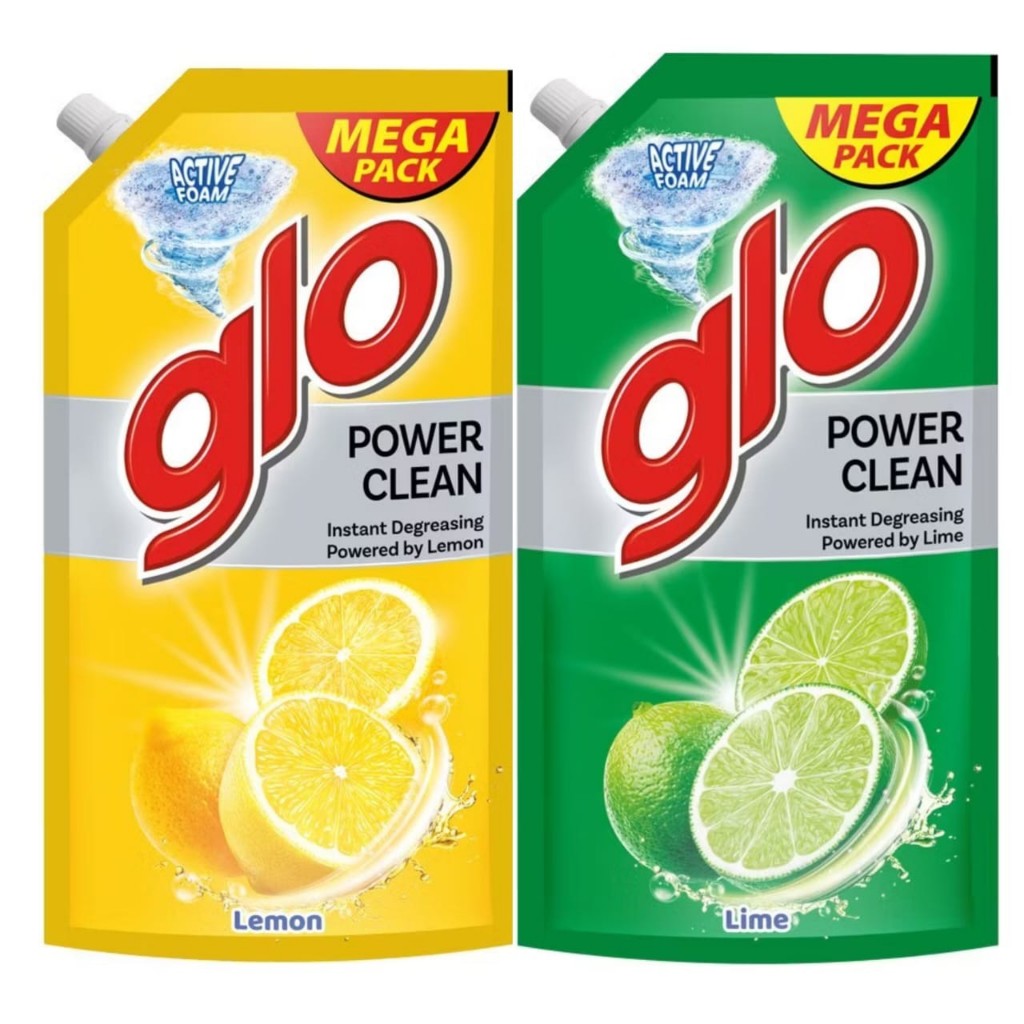 Glo Active Foam Dishwashing Liquid Refill Pack (700ml) [ Lime/ Lemon ...
