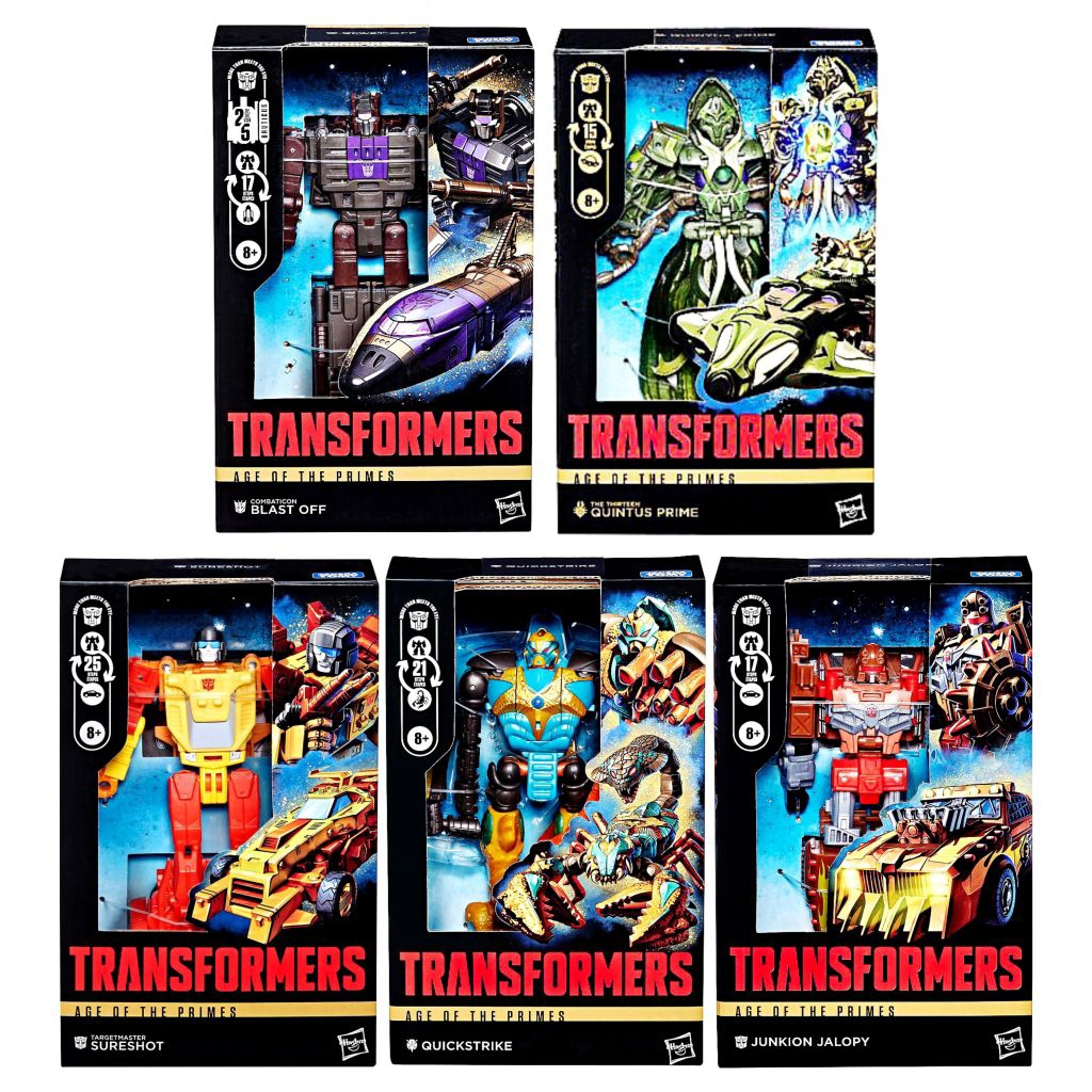 Transformers Age Of The Primes Deluxe Quintus Prime Sureshot Blast Off ...