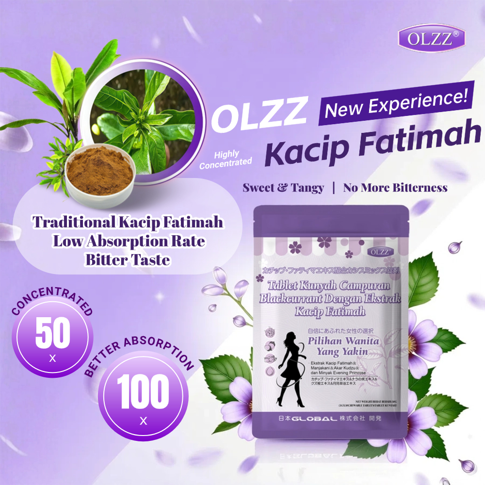 OLZZ Kacip Fatimah Extract Chewable | Phytoestrogen for Hormone ...