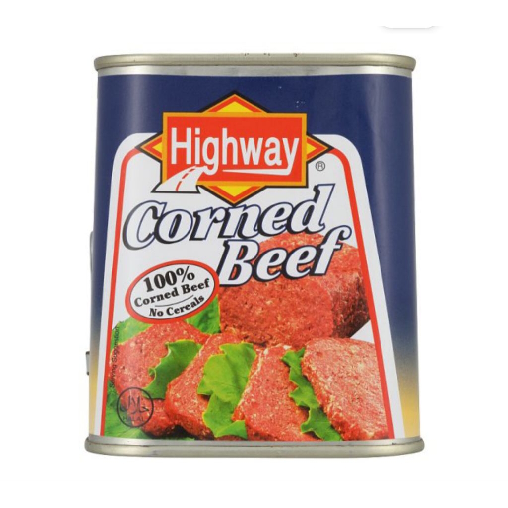 HIGHWAY Halal ☑️ Corned Beef 340g | Shopee Malaysia