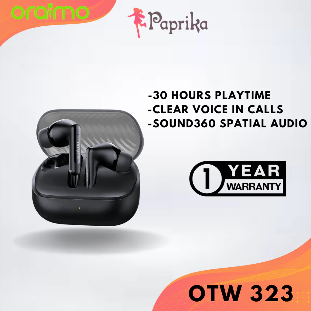 ORAIMO OTW323 Gaming Low Latency Power Hi Res Bass TWS Bluetooth ...