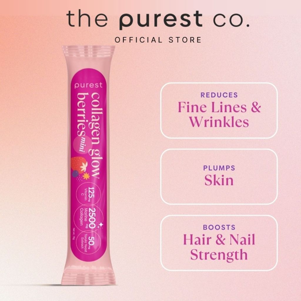 Purest Co Collagen Glow Berries Mini - Skin Maintenance Essentials ...