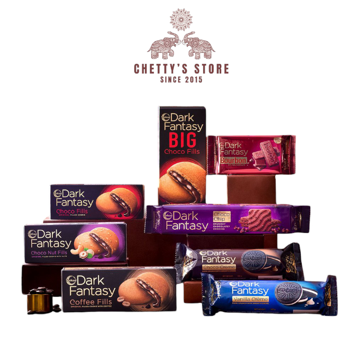 (IMPORT) SUNFEAST DARK FANTASY CHOCO FILL COOKIES / BOURBON / BISCUITS ...