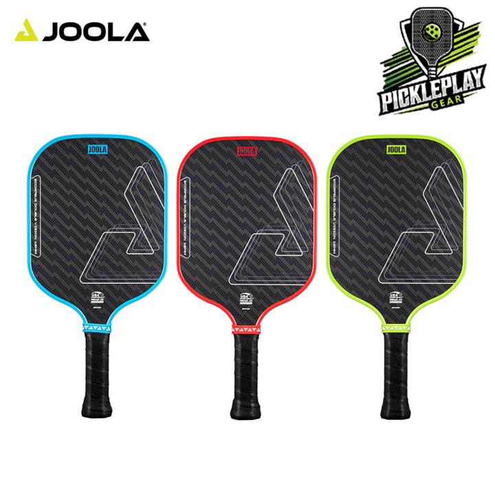 JOOLA Scorpeus Double Vision Pickleball Paddle - Blaze Red / Bolt Blue ...