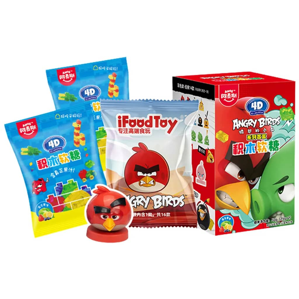 4D Beruang Gula-gula Getah [Burung Marah] [PAW Patrol] jenama AMOS 50g ...