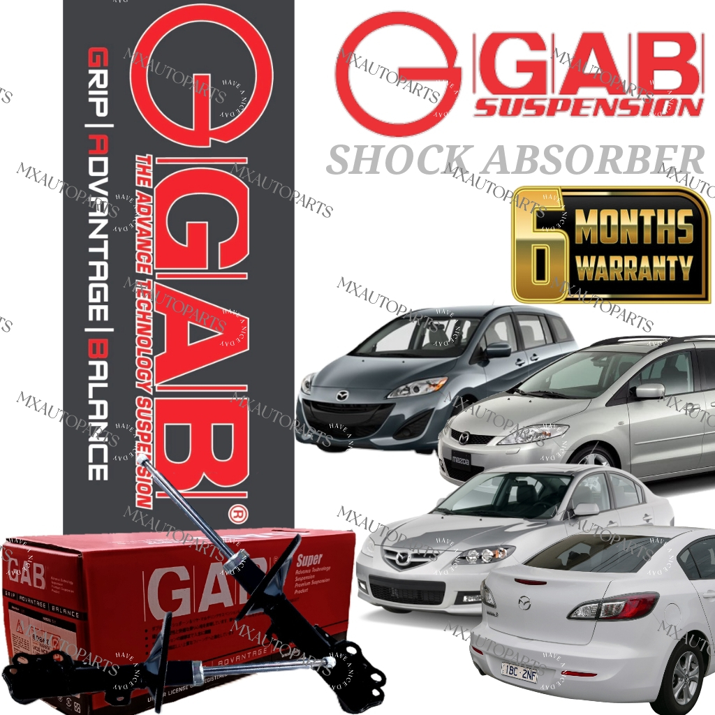ORIGINAL GAB MAZDA 3 BK BL MAZDA 5 CR CW ABSORBER FRONT OR REAR FRT RR ...