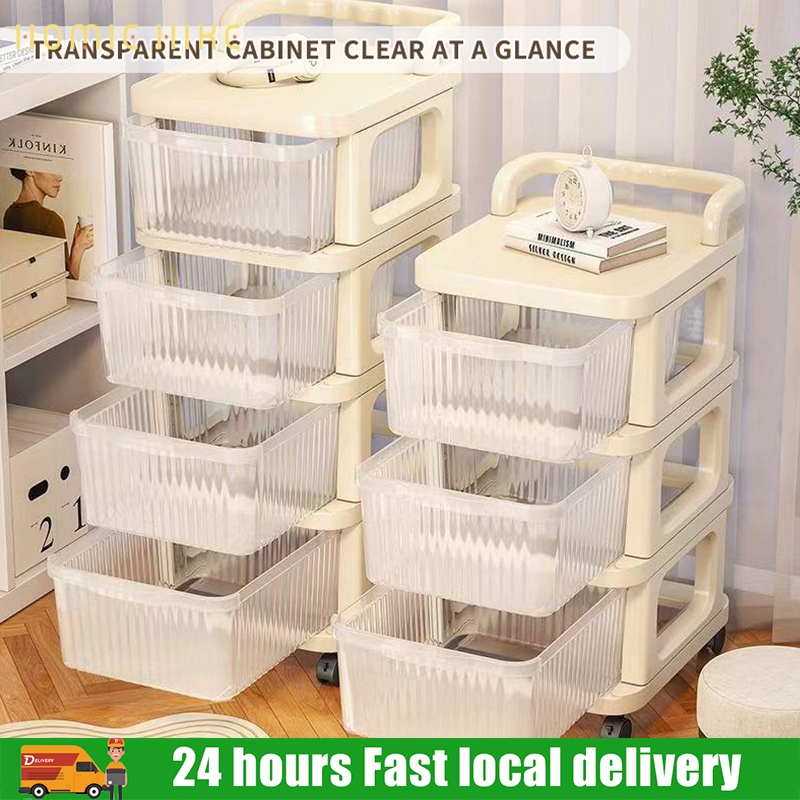 Trolley Rack Drawer Cabinet Stroller Cream Style Toy Snack Storage ...