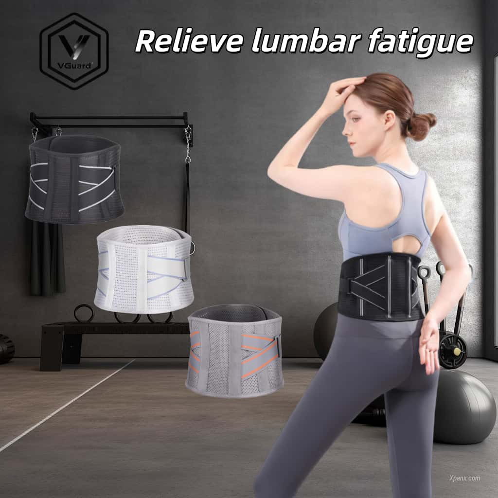 VGuard.Sport Double pull lumbar support belt for scoliosis and back ...