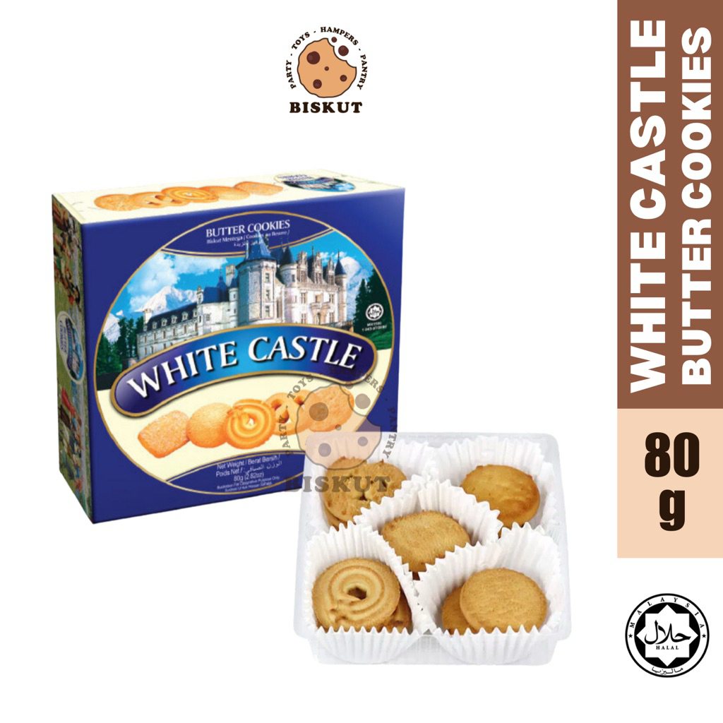 White Castle Butter Cookies 80G | Shopee Malaysia