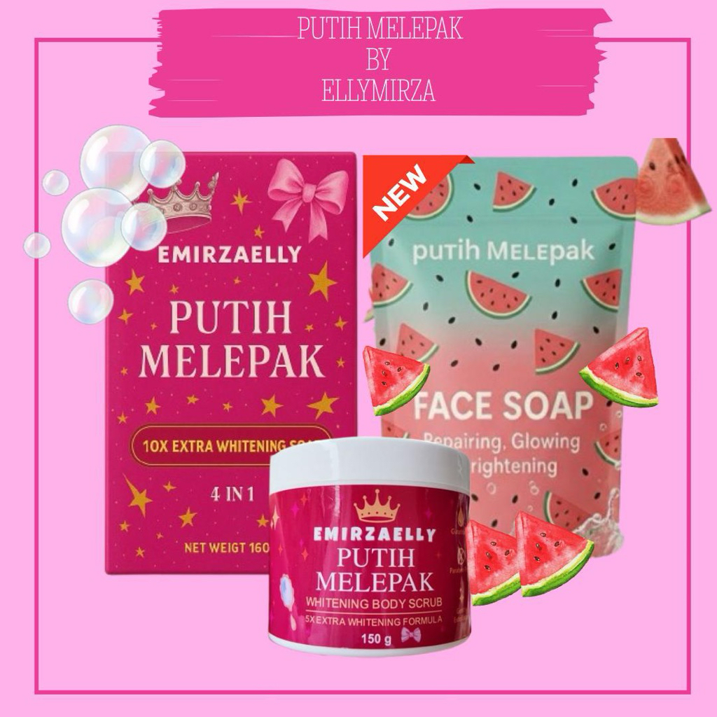 [READY STOCK ORIGINAL FROM HQ] PUTIH MELEPAK LOTION & WHITENING SOAP ...