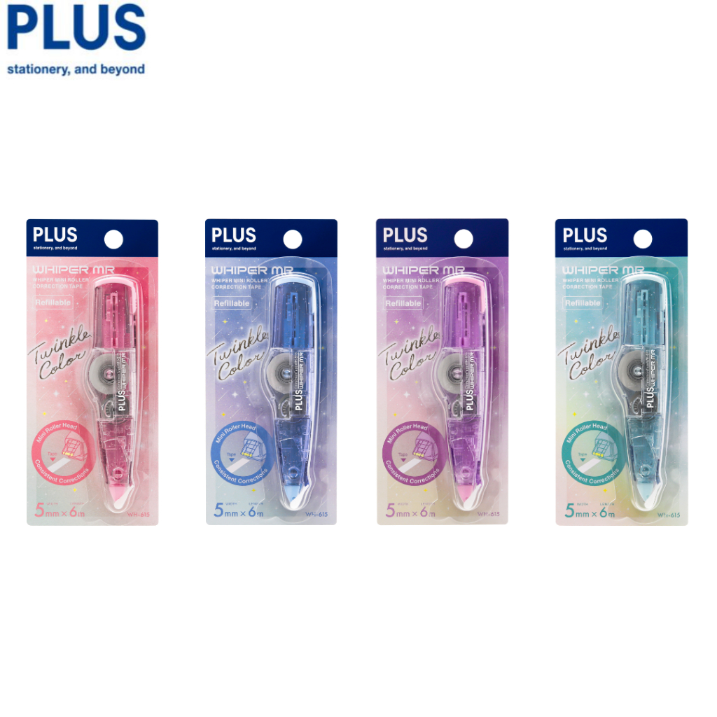 PLUS Whiper MR Twinkle Color Edition Correction Tape (5mmx6m) | Shopee ...