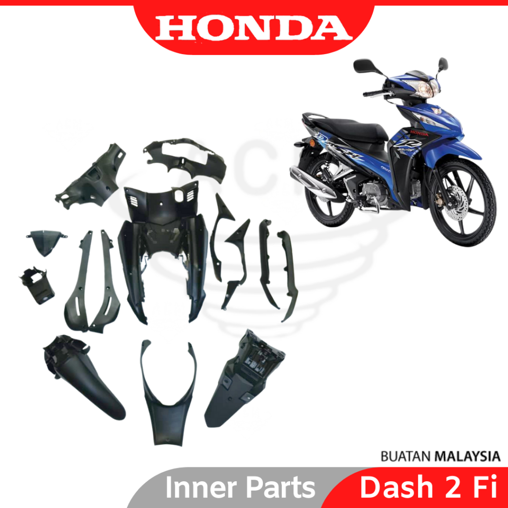 HONDA Dash 2 FI Inner Non Color Parts Coverset Body Cover Set Dash2 ...