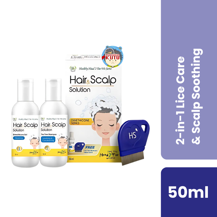 HS Hair & Scalp Solution (Anti Kutu/Lice Treatment) | Shopee Malaysia
