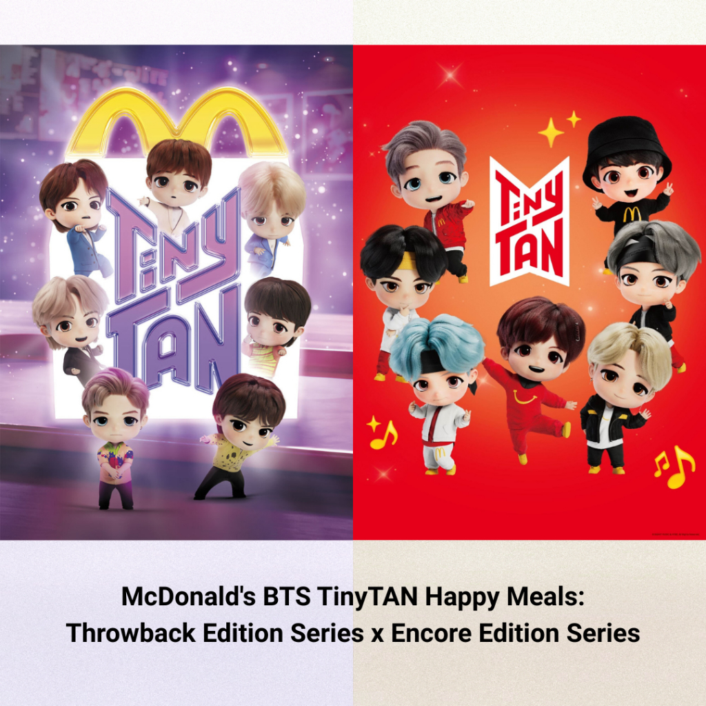 McDonald's BTS TinyTAN Happy Meals: Throwback Edition Series x Encore ...