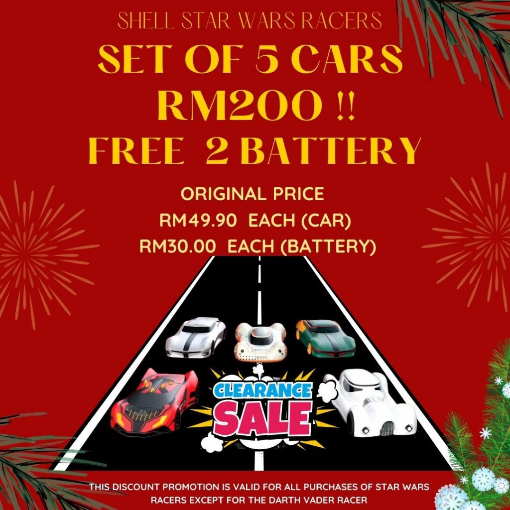 SHELL STAR WARS RACERS COLLECTION LIMITED EDITION 2023 | Shopee Malaysia