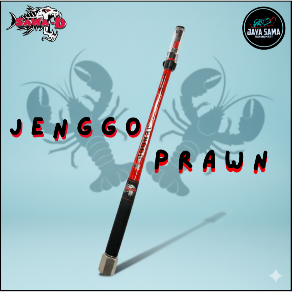 SAWA-D Adjustable Length Jenggo Prawn Rod | 5ft–6ft–7ft / 6ft–7ft–8ft ...