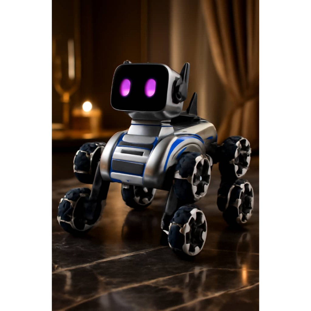 🔥 HOT ITEM! RC Stunt Robot Dog 8 Wheel 360° | Dengan Muzik & Lampu ...