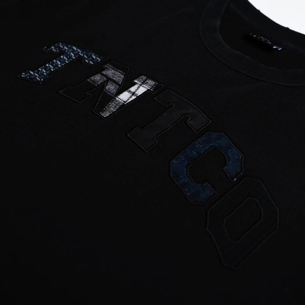 TNTCO PATCHED LOGO 02 TEE BLACK | Shopee Malaysia