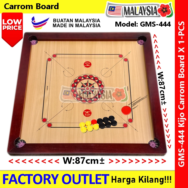 【FreeGift】 Wooden Handmade Carrom Board Papan Meja Karambol Carrom ...