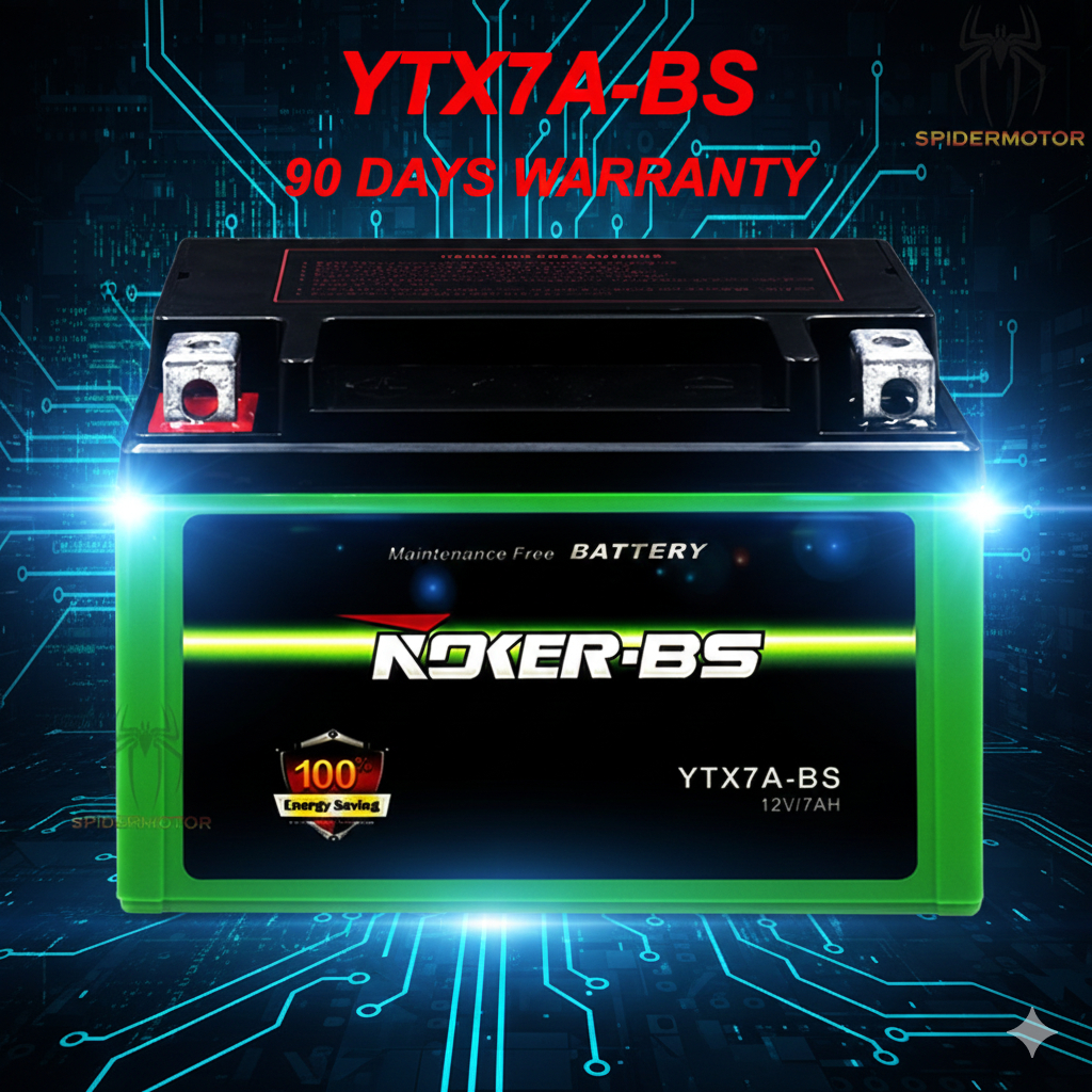 ROKER ROKERS BATTERY YTX7A - BS YTX7A - Bateri Motosikal - EX250 ICON ...