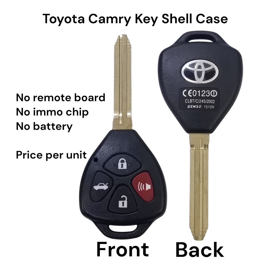 Toyota Camry Key Shell Case replacement uncut key blank | Shopee Malaysia