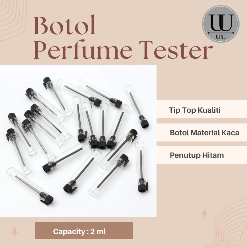 Perfume Tester Empty Bottle 2ml Perfume Sample / Tester Tube Botol ...