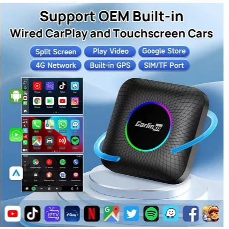 Carlinkit carplay ai box android 13 8Core Carlink kit android auto ...