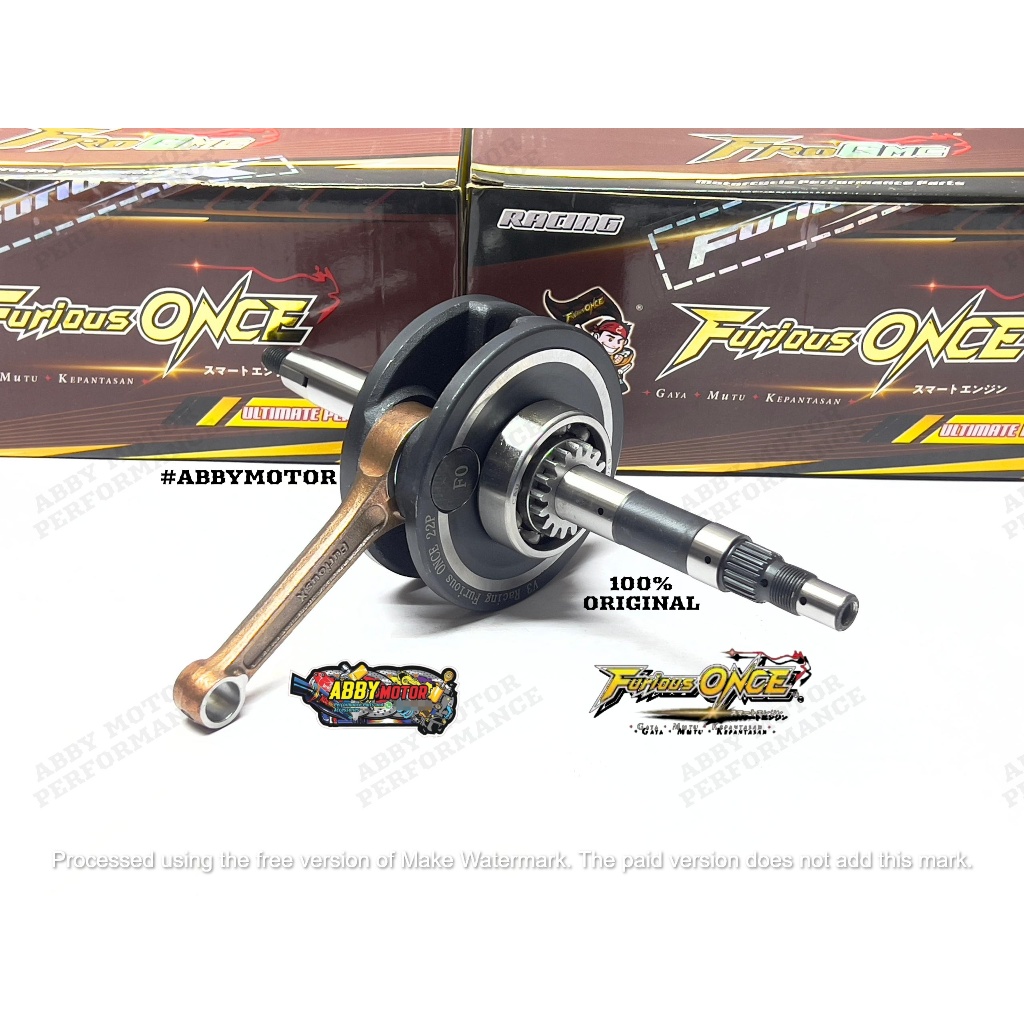 CRANKSHAFT WAVE125 PNP CLASS 1 FURIOUS ONCE V3 BODY 102MM JET 7MM ...