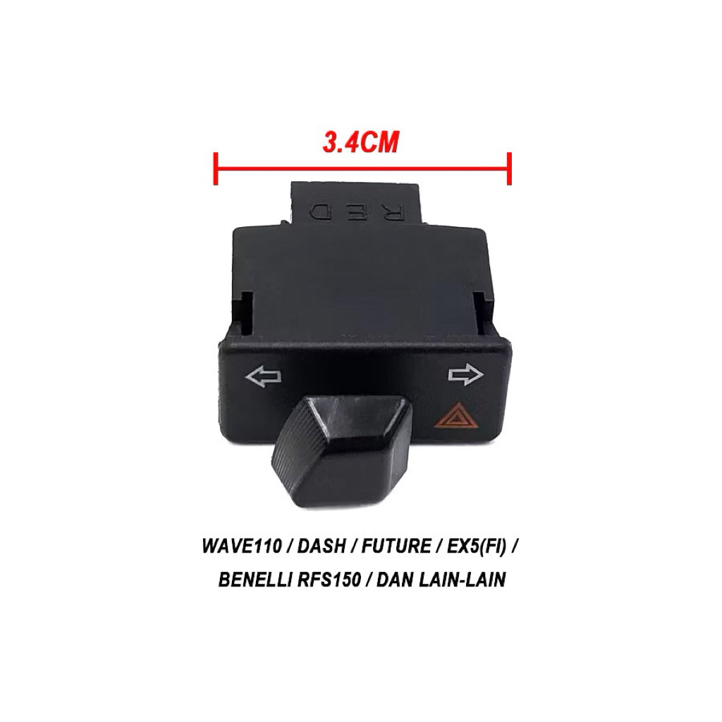 WAVE110 FUTURE 125 DREAM110 FI EX5 110 RFS150 150i DOUBLE SIGNAL BUTTON ...