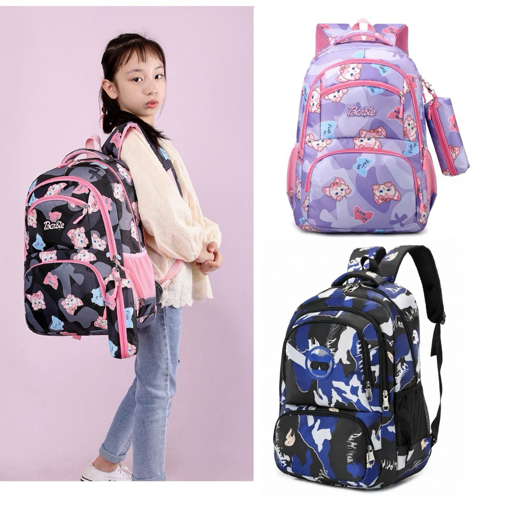 Primary School Bag Girl Kid Backpack Student Beg Kids Beg Sekolah ...