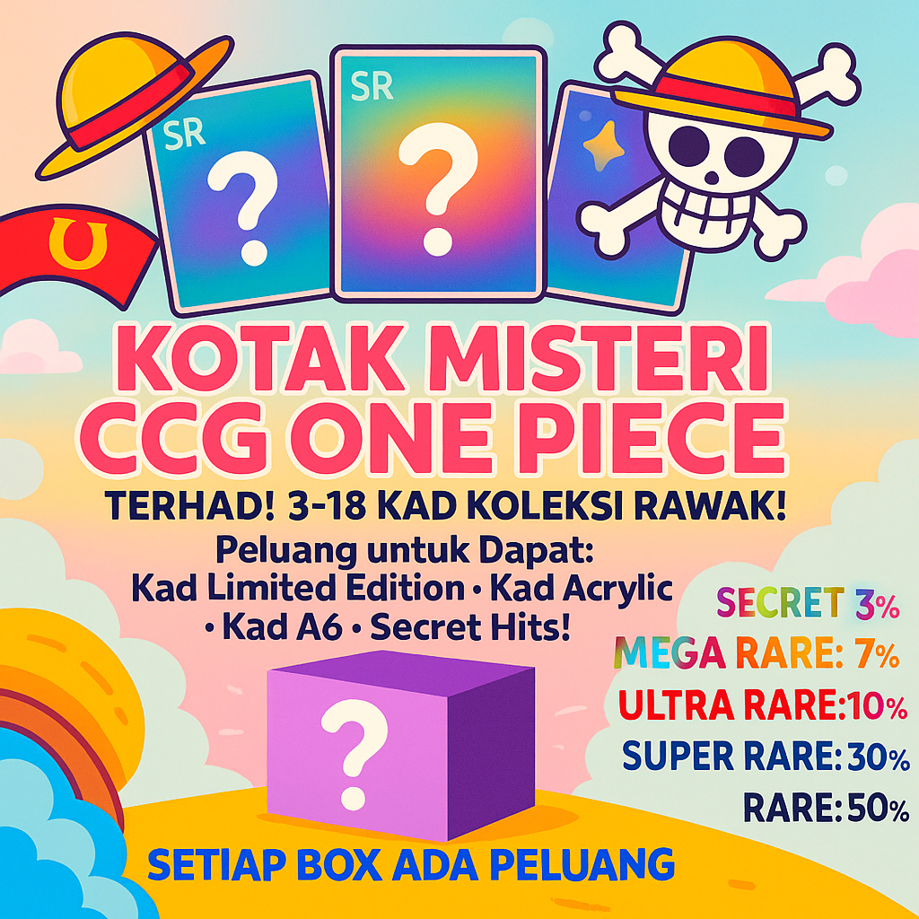 One Piece CCG Mystery Themed Box Card Collection Game | Shopee Malaysia