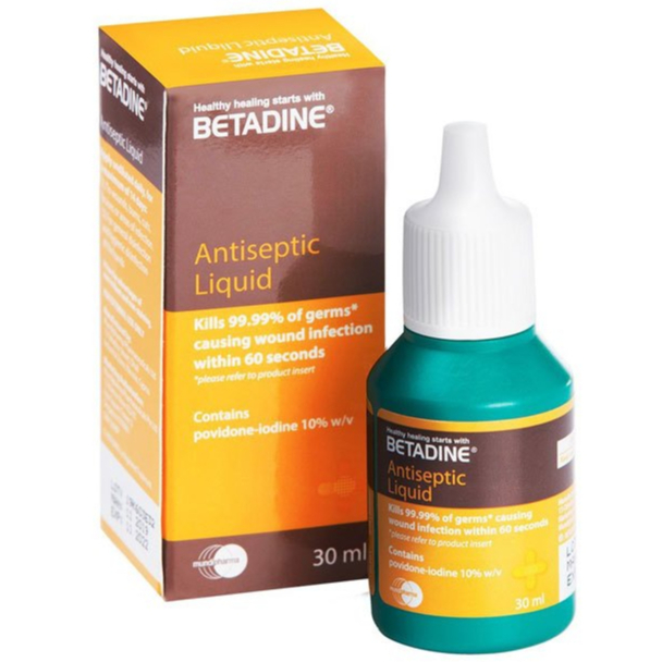 BETADINE ANTISEPTIC LIQUID PVP-I 30ML EXP 3/2026 | Shopee Malaysia