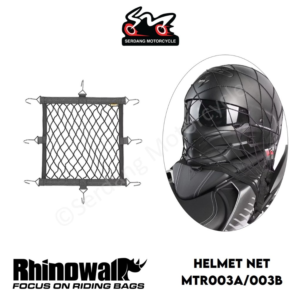 RHINOWALK MTR003 MTR003A MTR003B Helmet Net Mount Elastic Storage Bag ...