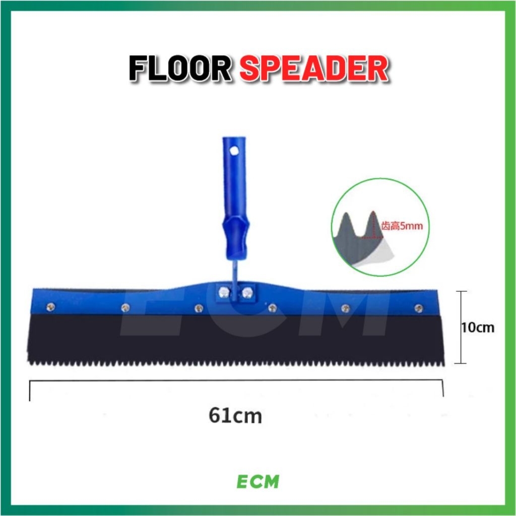 SLC FLOOR LEVELING FLOOR SPREADER FLOOR RAKE FOR EPOXY & CEMENT SELF ...