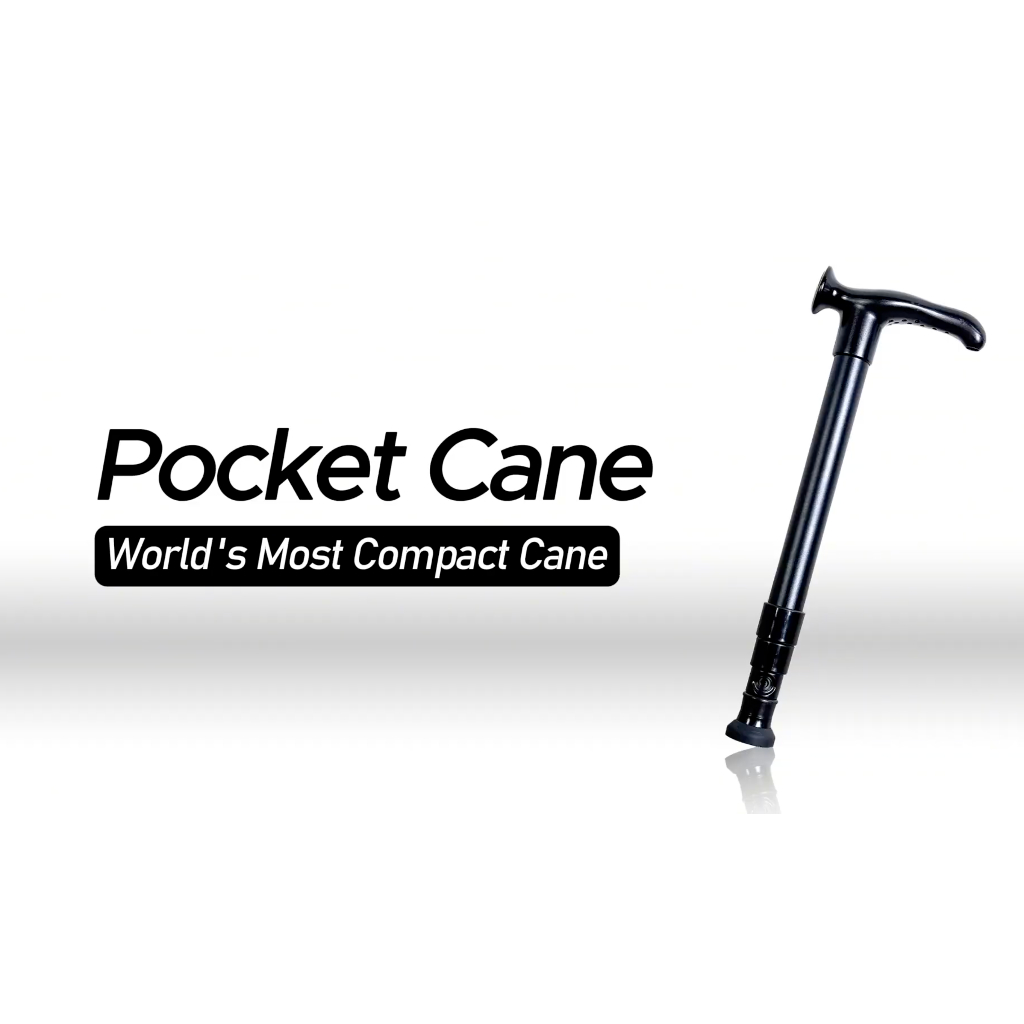 Ultra Portable Cane, ONLY 0.3kg, 12 adjustment levels, 36cm to 93cm ...