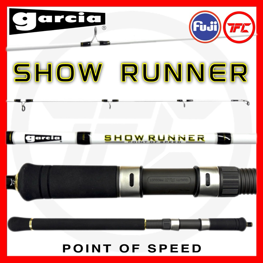 GARCIA SHOW RUNNER Spinning Fishing Rod Joran Pancing Kolam Patin Keli ...